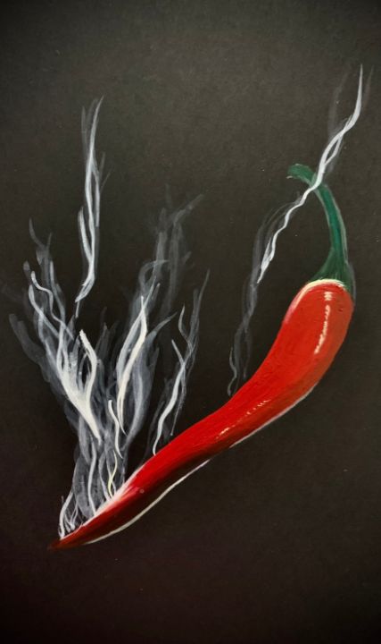 Smoked Red Hot Chilli Paint - Art and Soul by Semmu - Paintings ...