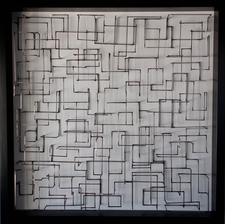 Grid - Dan Johnson Art - Sculptures & Carvings, Abstract, Geometric ...