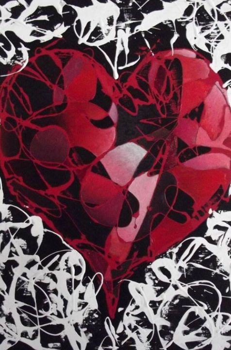 Love - Joseph Merritt Studios - Paintings & Prints, Abstract, Organic ...