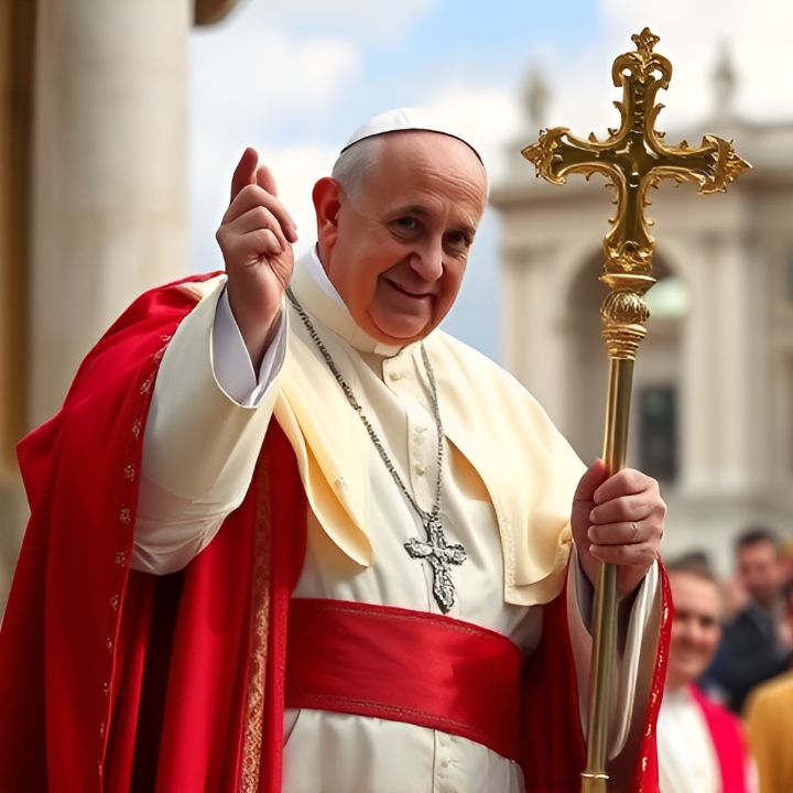 Pope Francisco - E-Art Gallery by US - Digital Art & AI, People ...