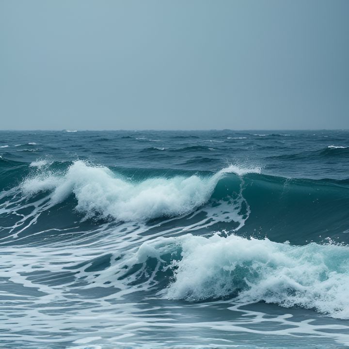 Brave Sea with Rain - E-Art Gallery by US - Digital Art & AI, Places ...