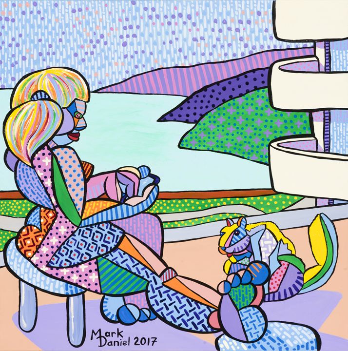 Australian Landscape - Mark Daniel Art - Paintings & Prints, People ...