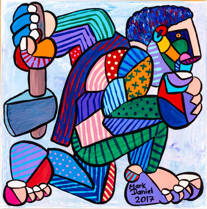 Chop - Mark Daniel Art - Paintings & Prints, People & Figures ...