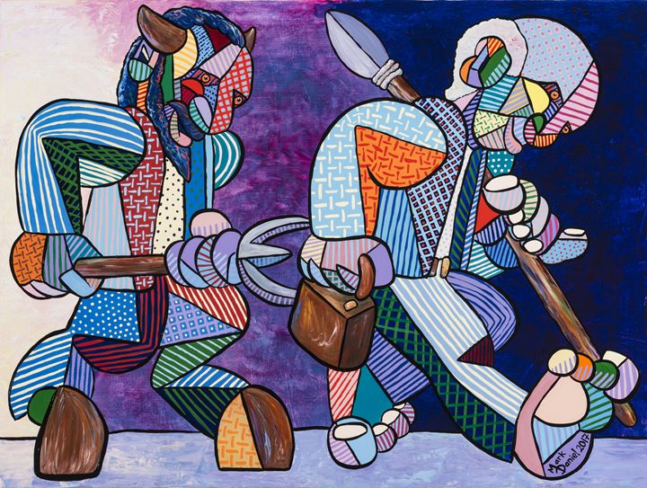 Working Clown - Mark Daniel Art - Paintings & Prints, Fantasy ...