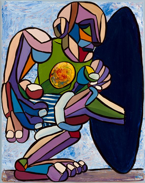 Step - Mark Daniel Art - Paintings & Prints, Humor & Satire, People ...
