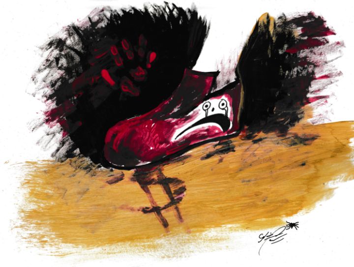 The Sad Shoe part 2 - Nicholas Camarena the Octopus - Paintings ...