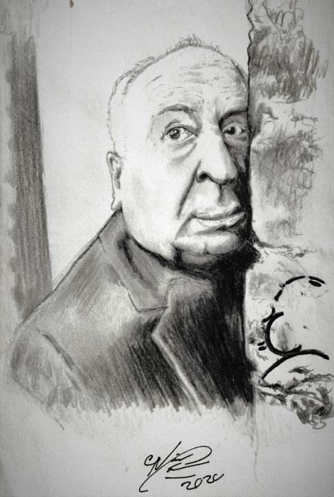 Alfred Hitchcock - Nicholas Camarena the Octopus - Drawings ...