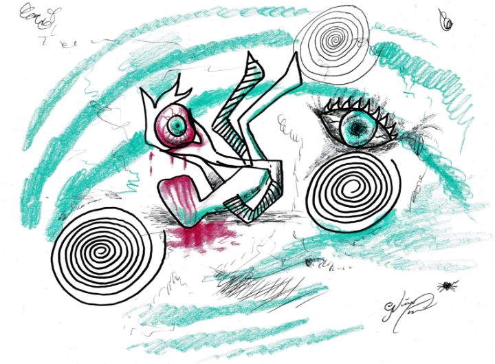 The Curious Psychosis - Nicholas Camarena the Octopus - Paintings ...