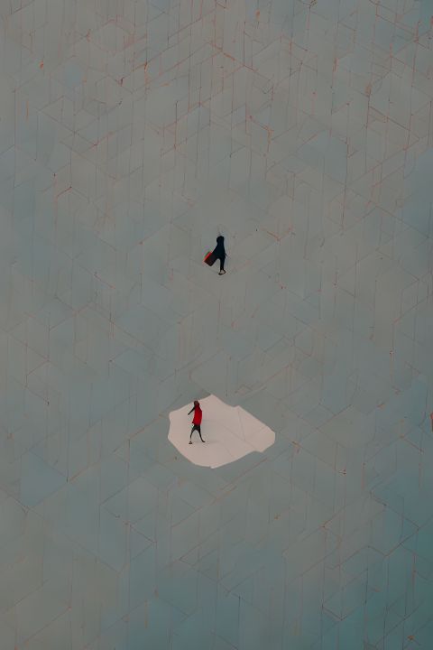 The Silent Connection - Remy - Digital Art & AI, Abstract, Figurative ...