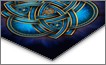 Blue & Gold Celtic Double Triquetra - Naumaddic Arts - Digital Art ...
