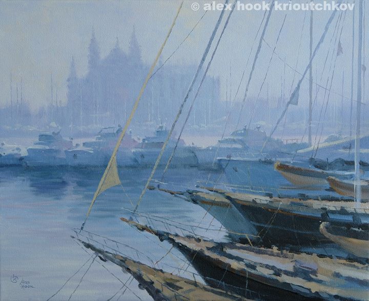 Puerto de Palma de Mallorca - Alex Hook Krioutchkov - Paintings ...