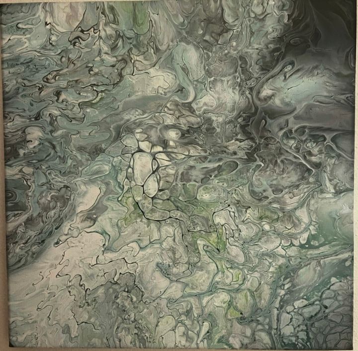 Alien DNA - Liquid Galleria - Paintings & Prints, Abstract, Movement - ArtPal