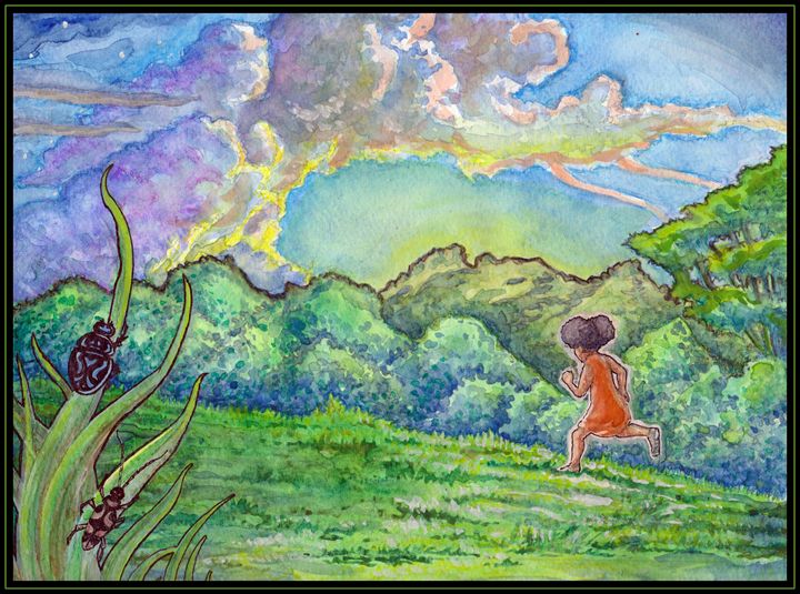 Escape - Kunstcamera - Drawings & Illustration, Landscapes & Nature ...