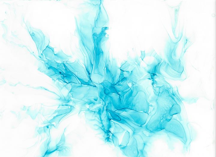 Blue fire - TuhmaFretti - Paintings & Prints, Abstract, Movement - ArtPal