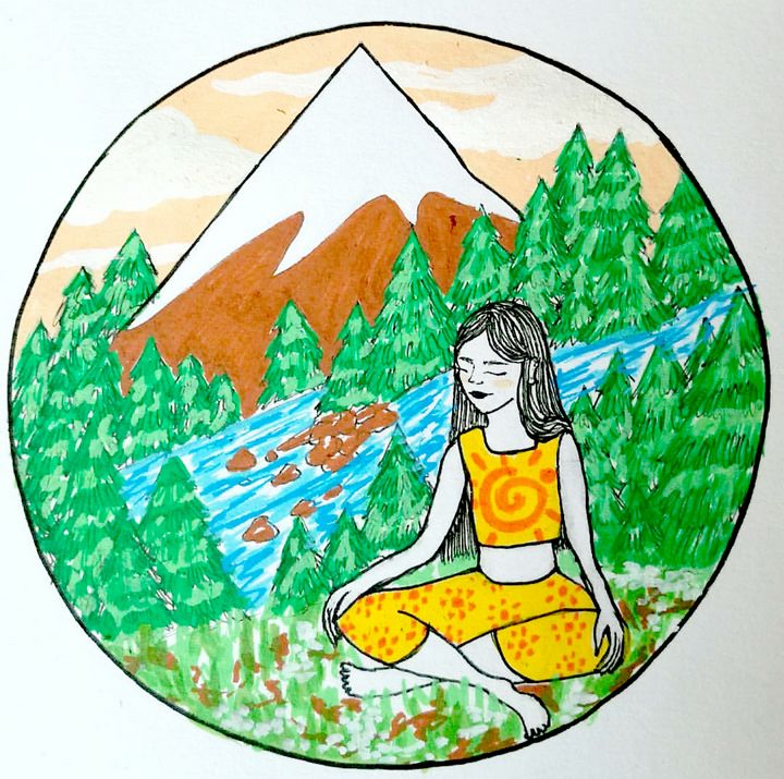 The Laughing Yogi - Drawings & Illustration