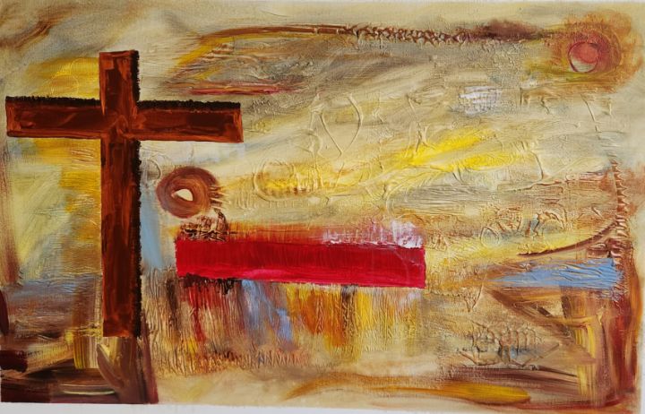 Abstract Cross - Inspirations By Alisha - Paintings & Prints, Abstract ...