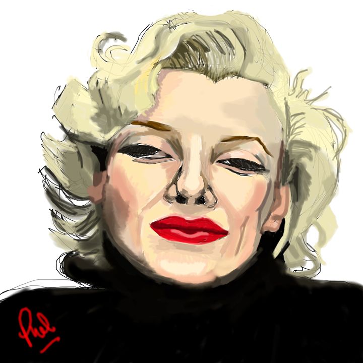 'Marilyn' - Phil Priestley - Digital Art & AI, People & Figures ...