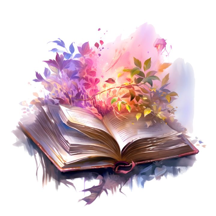 Magical Open Book with Castle - DME.ARTS - Drawings & Illustration ...