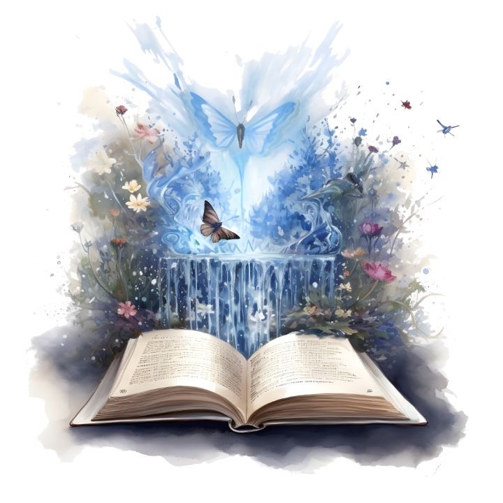 Magical Open Book with Castle - DME.ARTS - Drawings & Illustration ...