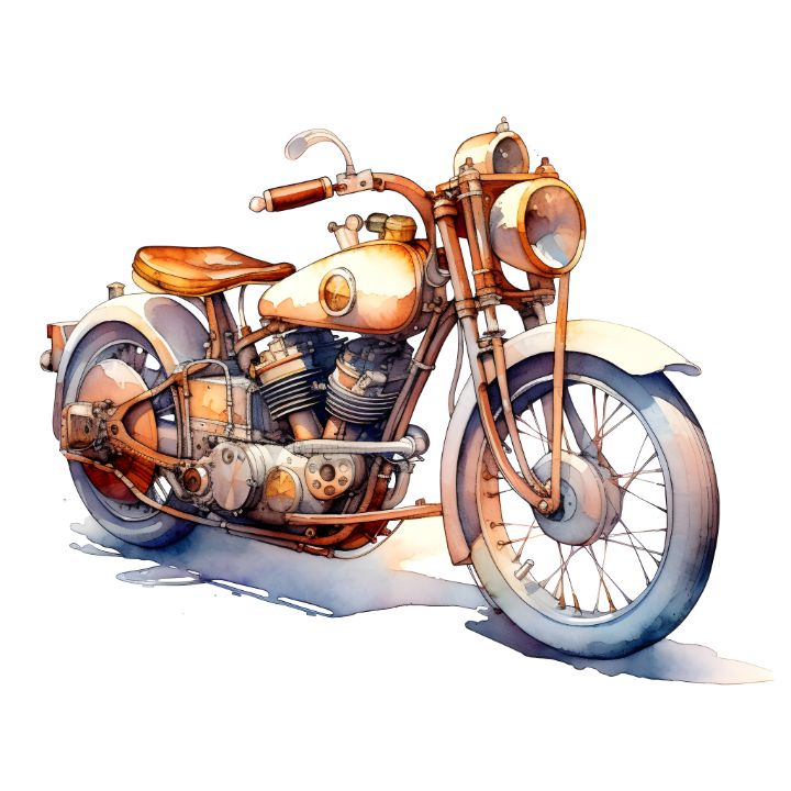 Steampunk Motorbike Mechanisms - DME.ARTS - Digital Art & AI, Vehicles ...