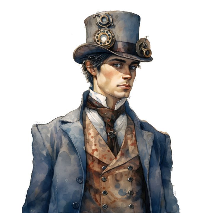 Steampunk Victorian Man - DME.ARTS - Digital Art & AI, People & Figures ...