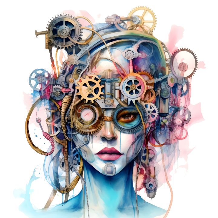 Steampunk Lady Mask - DME.ARTS - Digital Art & AI, People & Figures ...