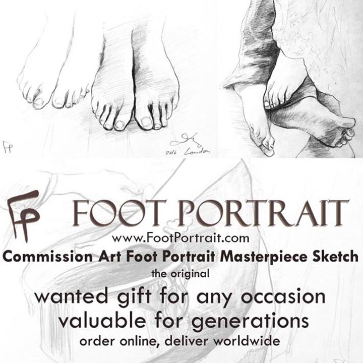 FOOT PORTRAIT - Drawings & Illustration