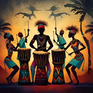 The Heartbeat of Africa - Lumi Arts - Digital Art & AI, Ethnic ...