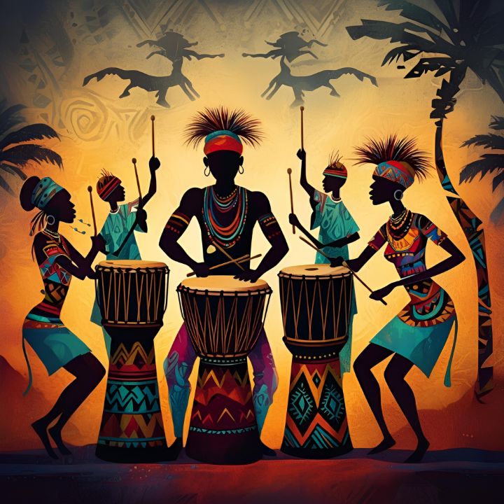 The Heartbeat of Africa - Lumi Arts - Digital Art & AI, Ethnic ...