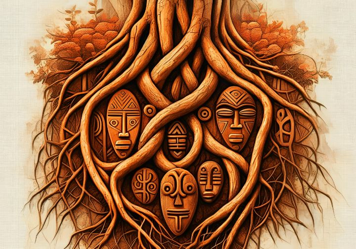 Roots of the Ancestors - Lumi Arts - Digital Art & AI, Ethnic, Cultural ...