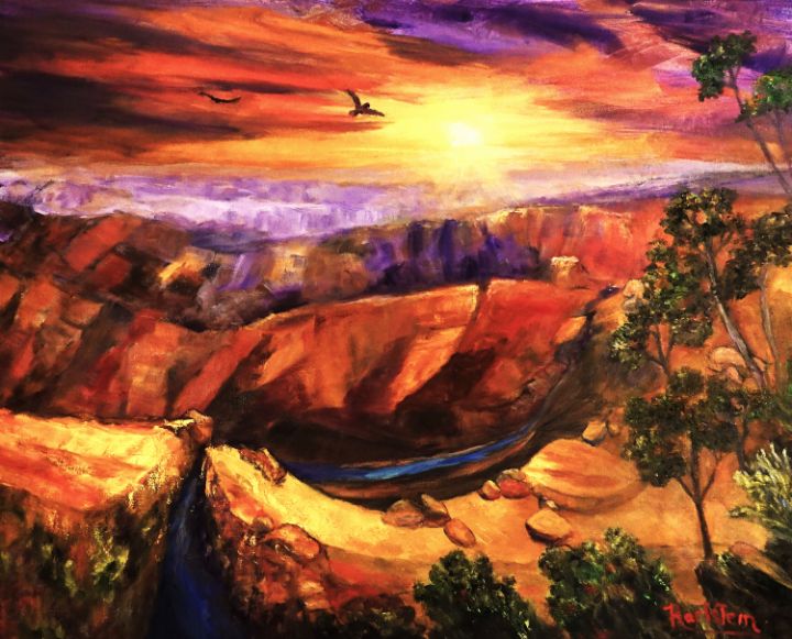 Canyon Colors - Paintings by Michael Hartstein - Paintings & Prints ...