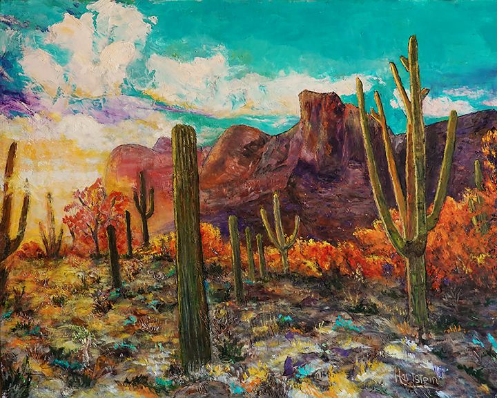 Desert Colors - Paintings by Michael Hartstein - Paintings & Prints ...