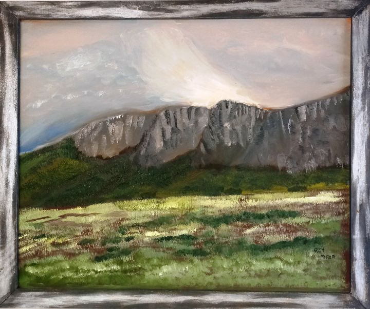 Silver Mountain - Ruth Foster - Paintings & Prints, Landscapes & Nature ...