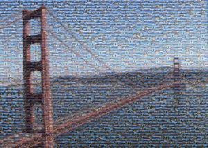 Golden Gate Bridge Mosaic - Gareth owen - Photography, Landscapes ...