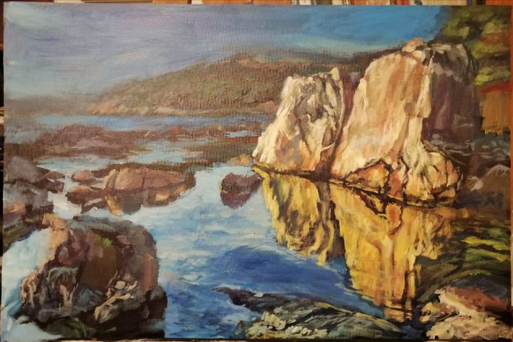 Lokrum island - Robart - Paintings & Prints, Landscapes & Nature, Beach ...