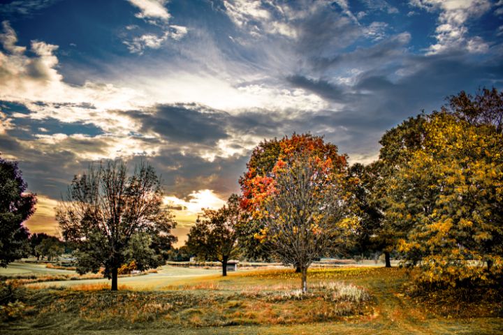 Autumn Evening - Sunset Awe - Photography, Landscapes & Nature, Seasons ...