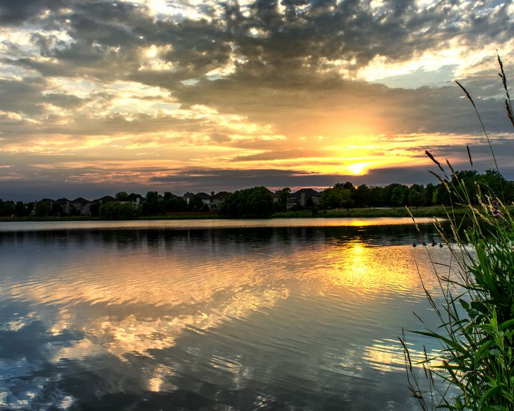 Farmington Lake Oswego IL 10x8 - Sunset Awe - Photography, Landscapes ...