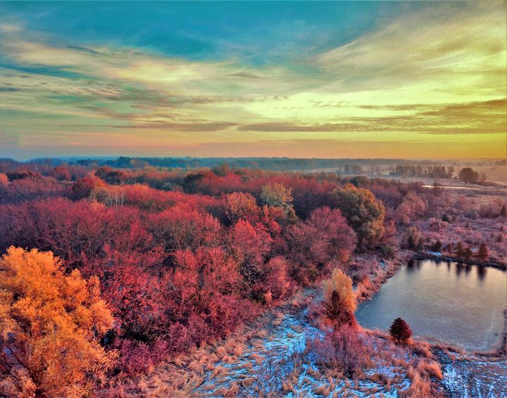 Montgomery Il Morning skyline - Sunset Awe - Photography, Landscapes ...