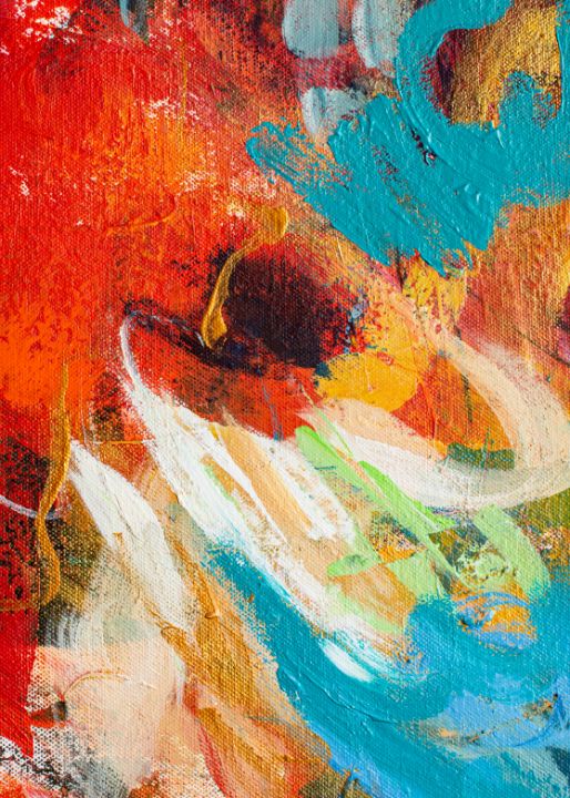Abstract Art colorfully - Hints of Inspiration - Paintings & Prints ...