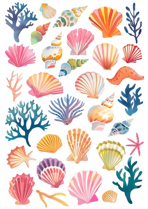 SHELLFISH FROM THE SEA - orangeades - Paintings & Prints, Still Life ...