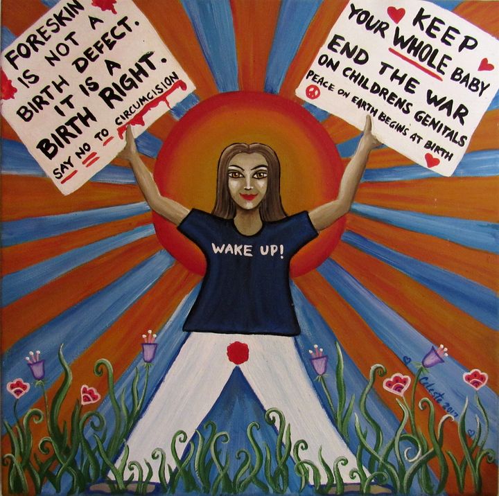 Intactivist - Celeste - Paintings & Prints, Politics & Patriotism ...