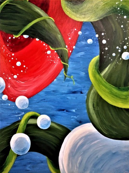 Natural Calm - 3C Art by Chris Carrillo - Paintings & Prints, Abstract ...