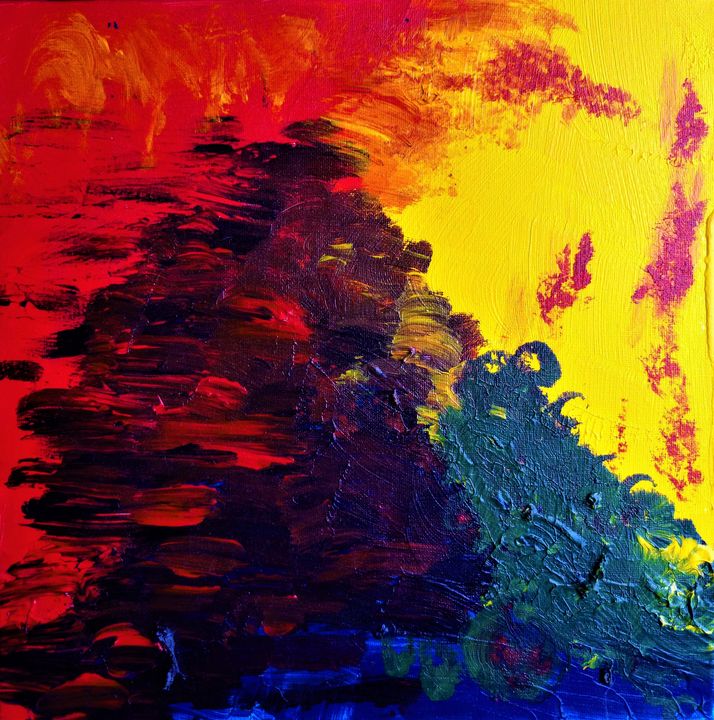 Primary Cube Side 5 - 3C Art by Chris Carrillo - Paintings & Prints ...