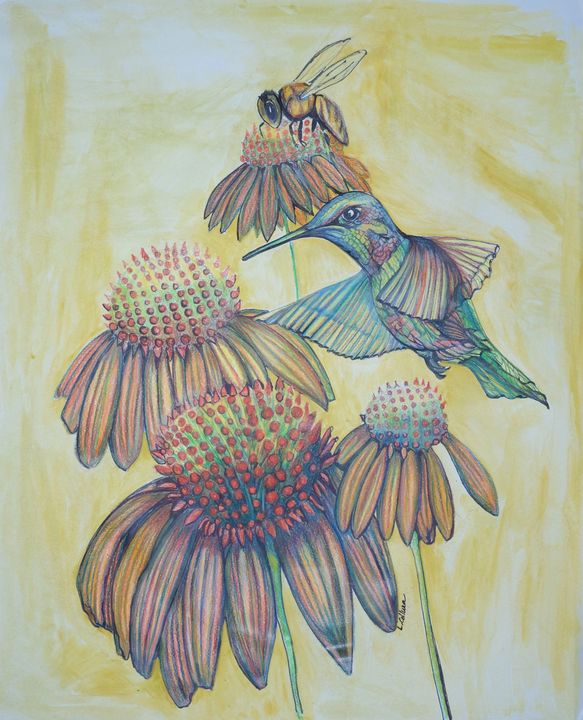 Into the Garden - Collura Art - Paintings & Prints, Animals, Birds ...