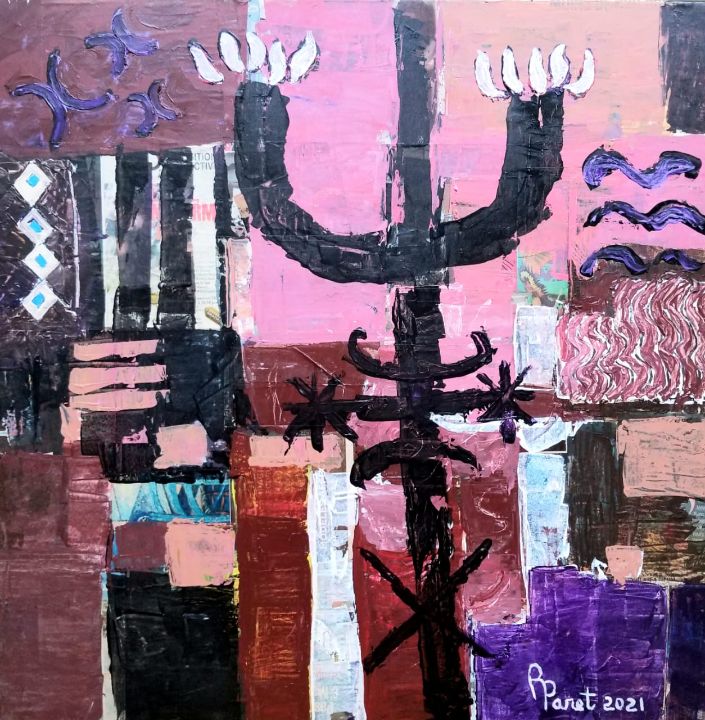 Incantation - PARET - Paintings & Prints, Abstract, Collage - ArtPal