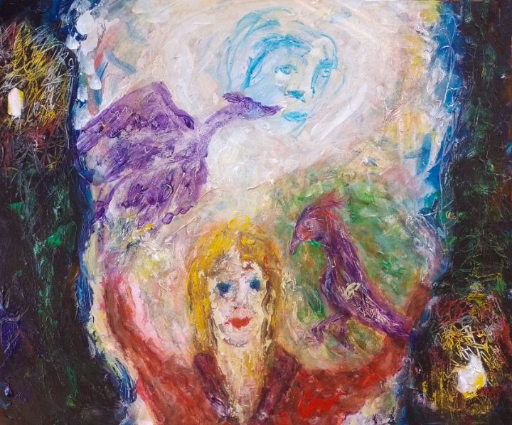 Child of morning and evening star - Anna Reyes - Paintings & Prints ...