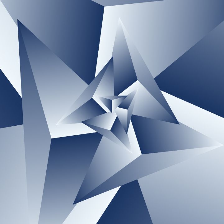 Modern Triangle Art - Rizu Designs - Digital Art & AI, Abstract, Other ...