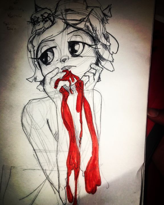 Dead Bird - Katy Springer - Drawings & Illustration, People & Figures ...