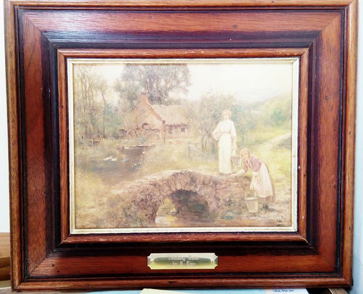 Fetching Water by H King - Vintage Paintings and Reproductions ...