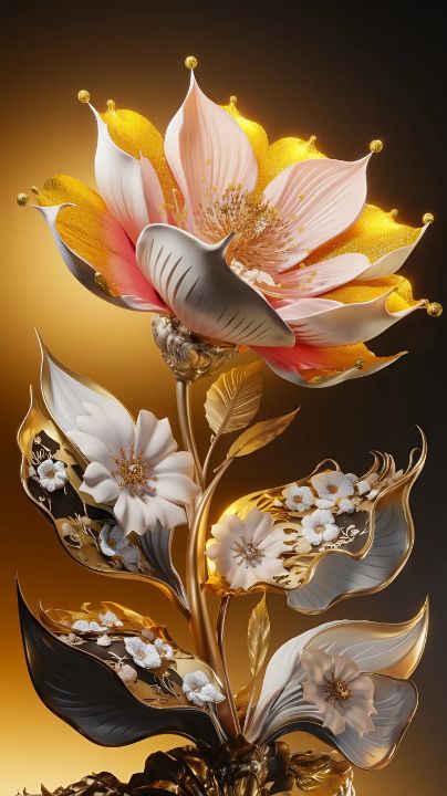 3D Render of a Mythical Flower - Printable Art - Digital Art & AI ...